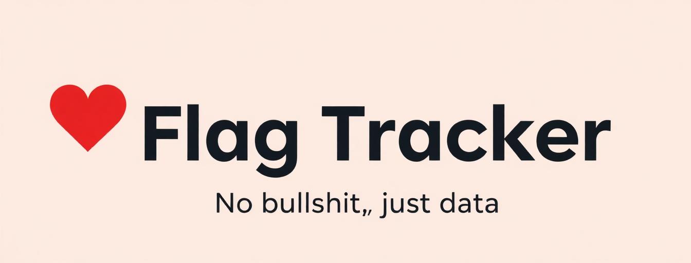 Flag Tracker - Relationship & Dating Red & Green Flags